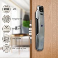 China Smart Camera Door Lock Tuya Wireless Tuya Wifi Biometric Fingerprint Automatic 3d Face Id Recognition for sale