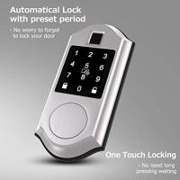 China Tuya Aluminum Alloy Wifi Deadbolt Door Lock Password Fingerprint Ttlock Bluetooth Unlock for sale