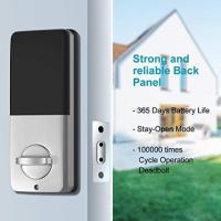 China Tuya Aluminum Alloy Wifi Deadbolt Door Lock Password Fingerprint Ttlock Bluetooth Unlock for sale