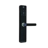 China 360° Fingerprint Identification Digital Smart Door Lock With Camera and Wifi App Tuya for sale