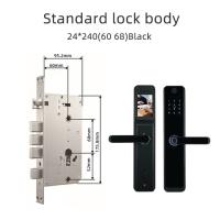 China 360° Fingerprint Identification Digital Smart Door Lock With Camera and Wifi App Tuya for sale