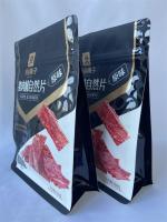 China PET Material Food Packaging Pouches Moisture Proof Black Food Barrier Pouches for sale