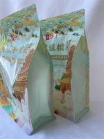 China Clear Window Flat Bottom Food Bags Metal Free 480g Custom Printed for sale