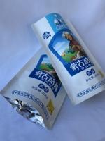China Metalised Stand Up Food Pouches Clear Window Kraft Paper Food Bag for sale