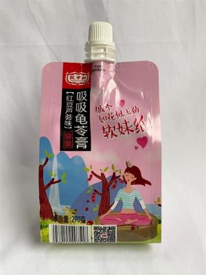 China 110 Microns Stand Up Spout Packaging Pouch Bottom Seal AL Material for sale