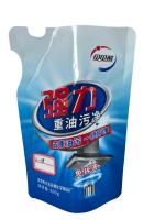 China Custom Shapes Shaped Pouch CMYK Printed Glossy Surface for Liquid for sale