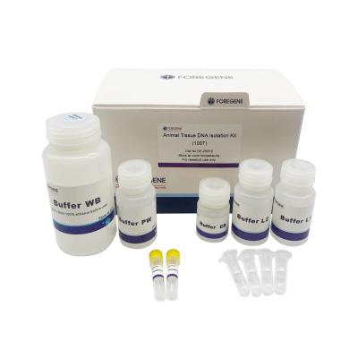 China Fast Genomic DNA Purification Lab Reagent Animal Tissue DNA Isolation Kit No RNase Contamination for sale