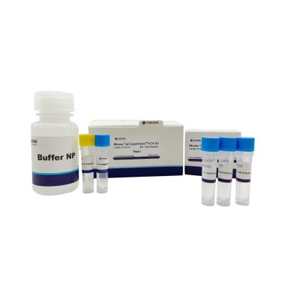 China High DNA extraction yield Mouse Tail SuperDirect PCR Kits for mouse direct PCR perform room temperature lysis for sale