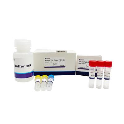 China Lab Reagent higher specificity Mouse Tail Direct PCR Kits without prior DNA purification 65℃ lysis for sale