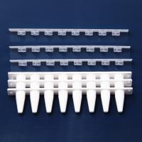 China Free DNase RNase Lab Consumables Optical Flat Cover PP Plastic 8 Trip Tube for sale