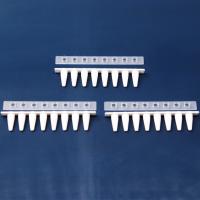China Free DNase RNase Lab Consumables Optical Flat Cover PP Plastic 8 Trip Tube for sale
