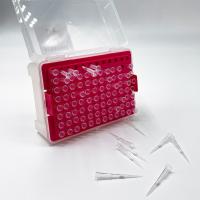 China DNase Free RNase Free Low Retention PP Pipette Tips 50ul 100ul 200ul for sale