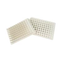 China Disposable Laboratory Consumables 0.1 Ml No Skirt 96 Well PCR Plates for sale
