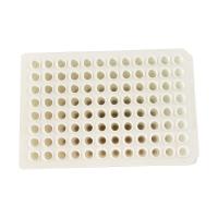 China Disposable Laboratory Consumables 0.1 Ml No Skirt 96 Well PCR Plates for sale