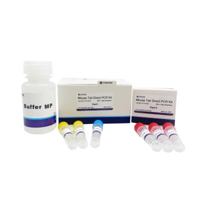 China Purity Mouse Tail Direct PCR Kit High DNA Extraction Yield PCR Kit without DNA Purification spin column purification for sale