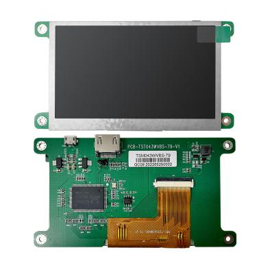 China HDMI Interface 800x480 Resolution TFT LCD Display 4.3 Inch ST7262E43 for sale