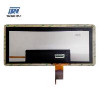 China Car Dashboard HDMI 1920x720 Resolution IPS Glass TFT LCD Display 12.3