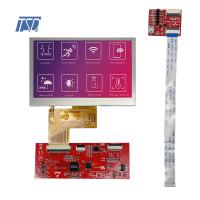 China UART 4.3'' Protocol 480x272 Lcd Capacitive Screen HMI Interface With CTP for sale