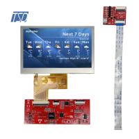 China UART 4.3'' Protocol 480x272 Lcd Capacitive Screen HMI Interface With CTP for sale