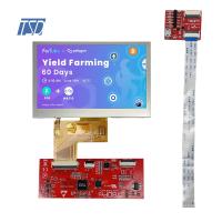 China UART 4.3'' Protocol 480x272 Lcd Capacitive Screen HMI Interface With CTP for sale