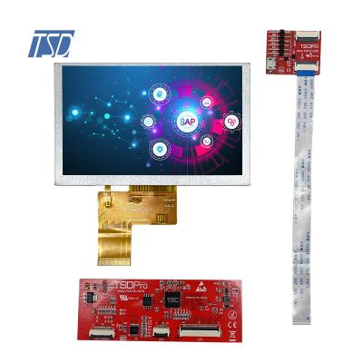 China UART Interface Capacitive Tft Lcd Display Module 800x480 Hmi 5 Inch for sale