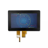 China Full Viewing Angle 7.0 Inch 1024x600 IPS TFT LCD Display LVDS Interface With CTP for sale