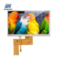 China 7 Inch 800x480 Resolution RGB Interface TFT LCD Display With Resistive Touch Panel for sale