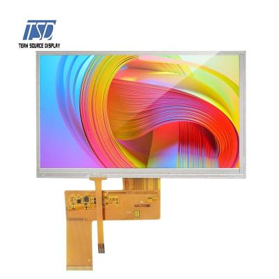 China 7 Inch 800x480 Resolution RGB Interface TFT LCD Display With Resistive Touch Panel for sale