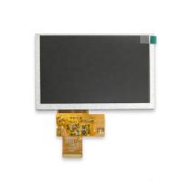 China 5.0'' Color 800x480 12 O'clock LCD Module Display 12LEDs with RGB Interface Anti-glare for sale