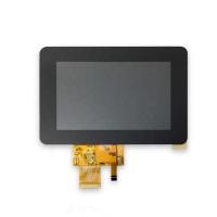 China 800x480 LCD Display With CTP(FT5336) 12 O'clock 12LEDs TN 5.0 inch TFT LCD Display for sale