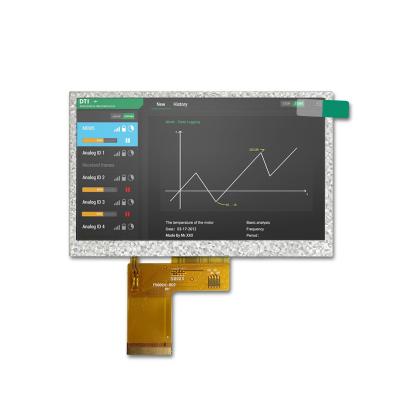 China ODM 5 Inch Car Monitor ,800xRGBx480 Tft Car Display 500cd/M2 for sale