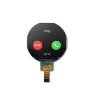 China Small Round TFT LCD Display 1.08inch 4 line spi interface GC9307 ips 13pin for sale