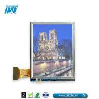China 50K Hours 3.5 Inch Tft Lcd Screen , LVDS tft resistive touch screen translective for sale