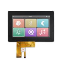 China 7 Inch PCAP Touch Screen 800x480 Resolution 300cd/m2 Brightness Transmissive for sale
