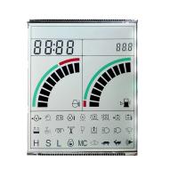 China 7segment Electric Bike Lcd Display STN Mode Zebra With Reflective Polarizer for sale