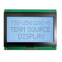 China Custom 256x128 STN Blue Transmissive Positive COB Graphic Monochrome LCD Screen Display Module for sale