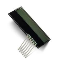 China Custom TN Glass TIC33 Segment LCD Display With Metal Pins Connection for sale