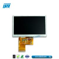 China 4.3'' 4.3 Inch 480xRGBx272 Resolution SPI Interface Outdoor IPS TFT LCD Display Module for sale