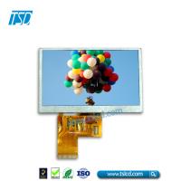 China 4.3'' 4.3 Inch 480xRGBx272 Resolution SPI Interface Outdoor IPS TFT LCD Display Module for sale