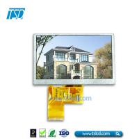 China 4.3'' 4.3 Inch 480xRGBx272 Resolution SPI Interface Outdoor IPS TFT LCD Display Module for sale