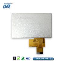 China 5'' 5 Inch 800xRGBx480 Resolution RGB Interface TN TFT LCD Display Module for sale