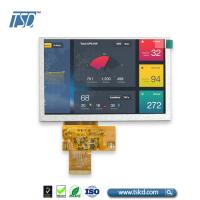 China 5'' 5 Inch 800xRGBx480 Resolution RGB Interface TN TFT LCD Display Module for sale