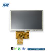 China 5'' 5 Inch 800xRGBx480 Resolution RGB Interface TN TFT LCD Display Module for sale