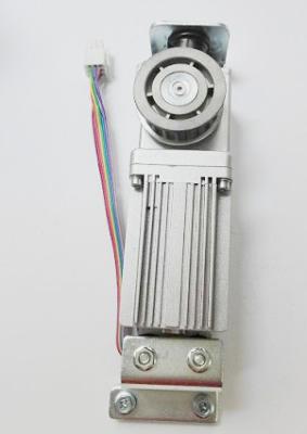 China Square Slivery White Brushless Electric Motor Of 24VDC And 75W For Auto Sliding Door for sale
