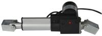 China Push Rod Brushless DC Motor 24 Volt Electric Linear Actuator In Black for sale