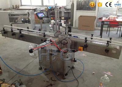 China SUS304 stainless steel automatic round bottle fixed-position sticker labeling machine with date printer for sale