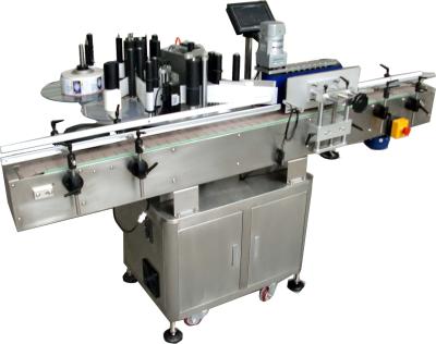 China High speed bottle labeling equipment with bottle separator beverage cans labeling for sale