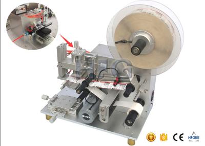 China Cigarette self adhesive sticker semi automatic label applicator easy operated manual type for sale
