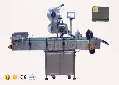 China High accuracy automatic flat surface label applicator servo motor with coding machine for sale