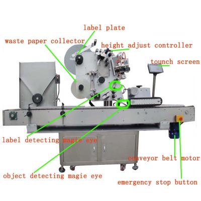 China Hg Haw 150 Full - Automatic Vial Labeling Machine Servo Motor PLC Control for sale